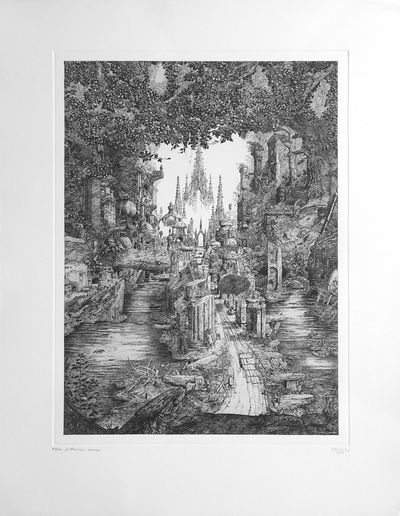 Place-des-Arts - Philippe MOHLITZ : Le douanier assoupi